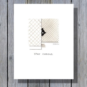 Goodbye Gift, Witchy Decor, Black Cat Art, Macabre Art, Spooky Art ...