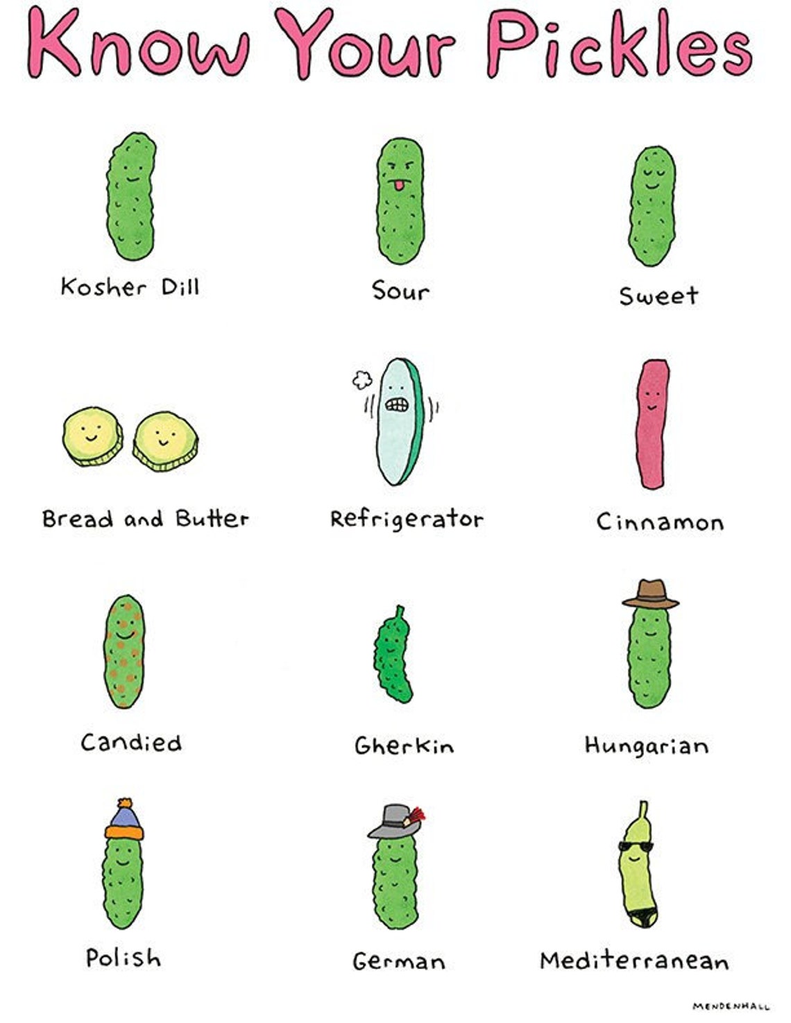 Pickle Art Dill Pickles College Student Gift Weird Stuff - Etsy