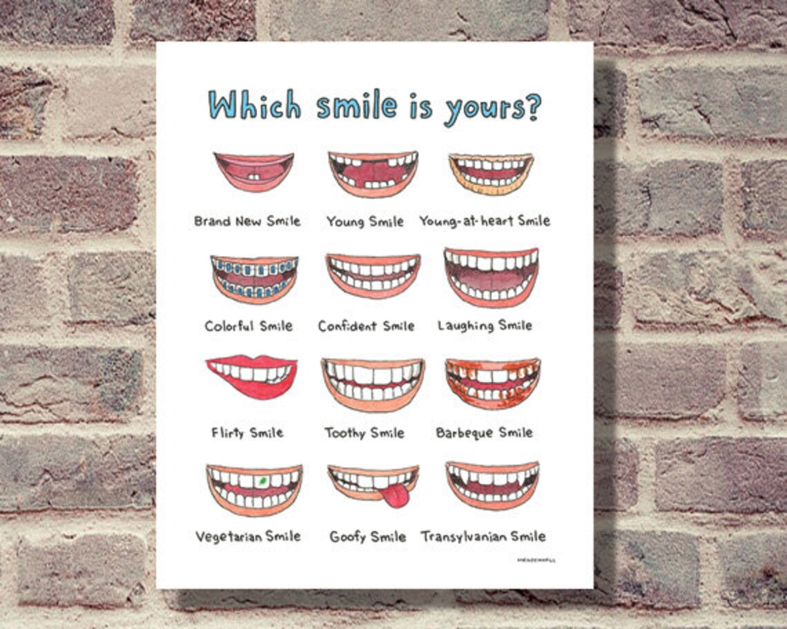 Dental Office Decor Classroom Posters Whimsy and Wellness - Etsy