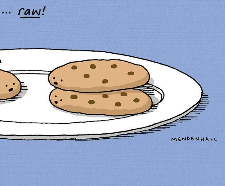 Chocolate Chip Animated Food Cookie Friends Bakery Theme - Etsy