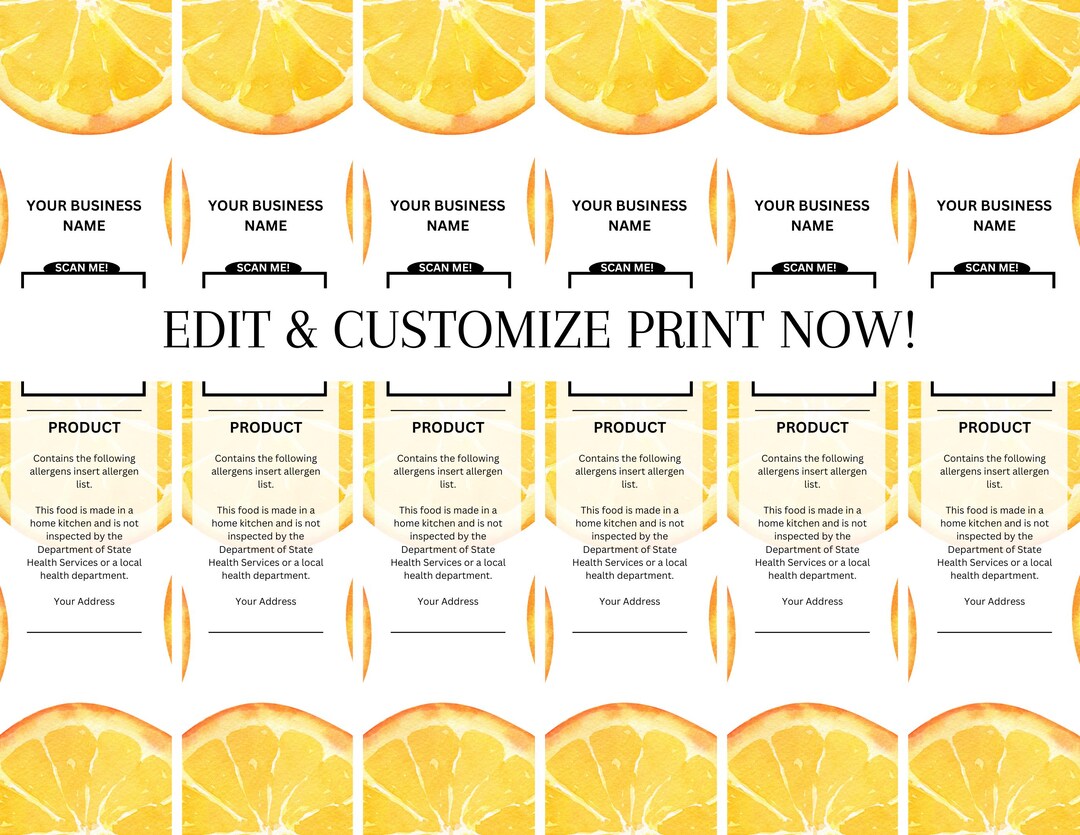 Packaging Label L Lemon Dessert Label L Cake Pan Dessert Label ...