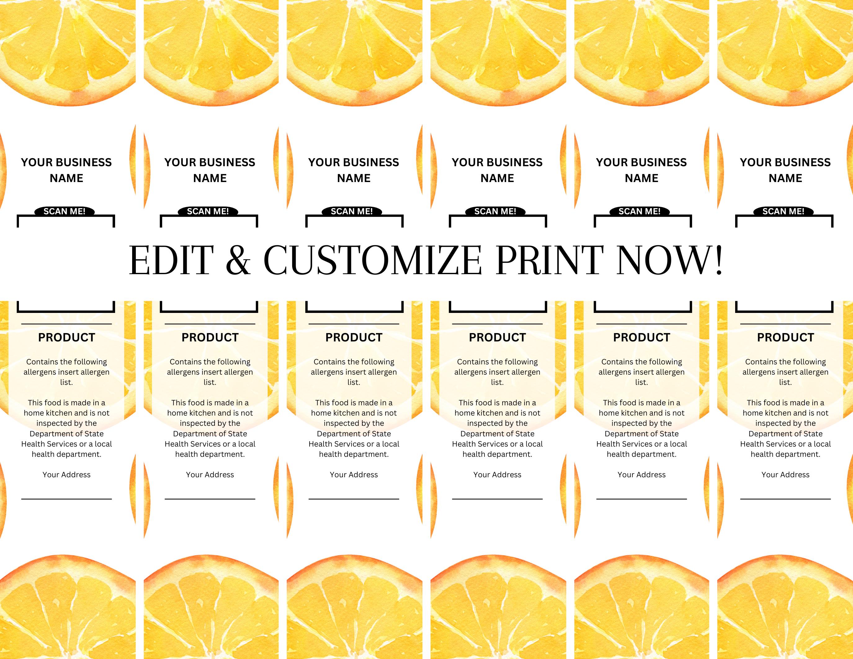 Packaging Label L Lemon Dessert Label L Cake Pan Dessert Label ...