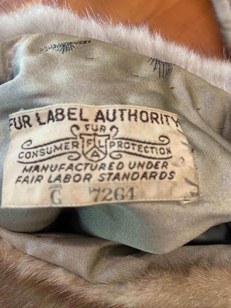 Mink Fur Stole 1960's - Etsy