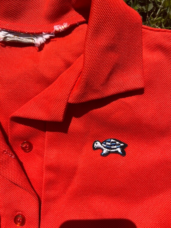 Vintage 1960s 1970s 60s mod shift collar dress Red or… - Gem