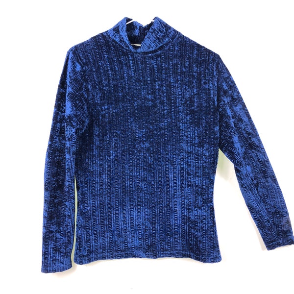 Royal Blue Chunky Sweater - Etsy