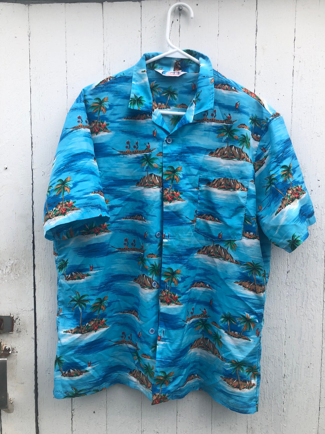 Purchase Vintage Mens Hawaiian Islander Button up T Shirt - Etsy