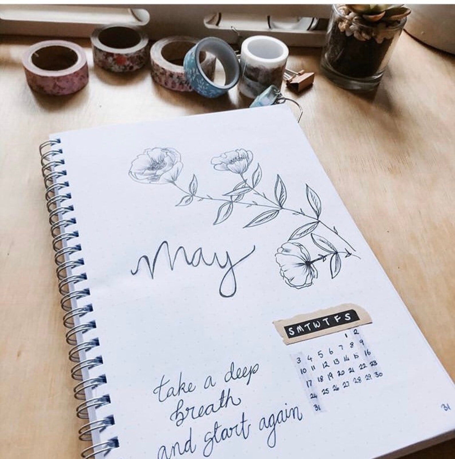 Dot Grid Journal With Soft Violet Floral Cover. 2021 Daily - Etsy