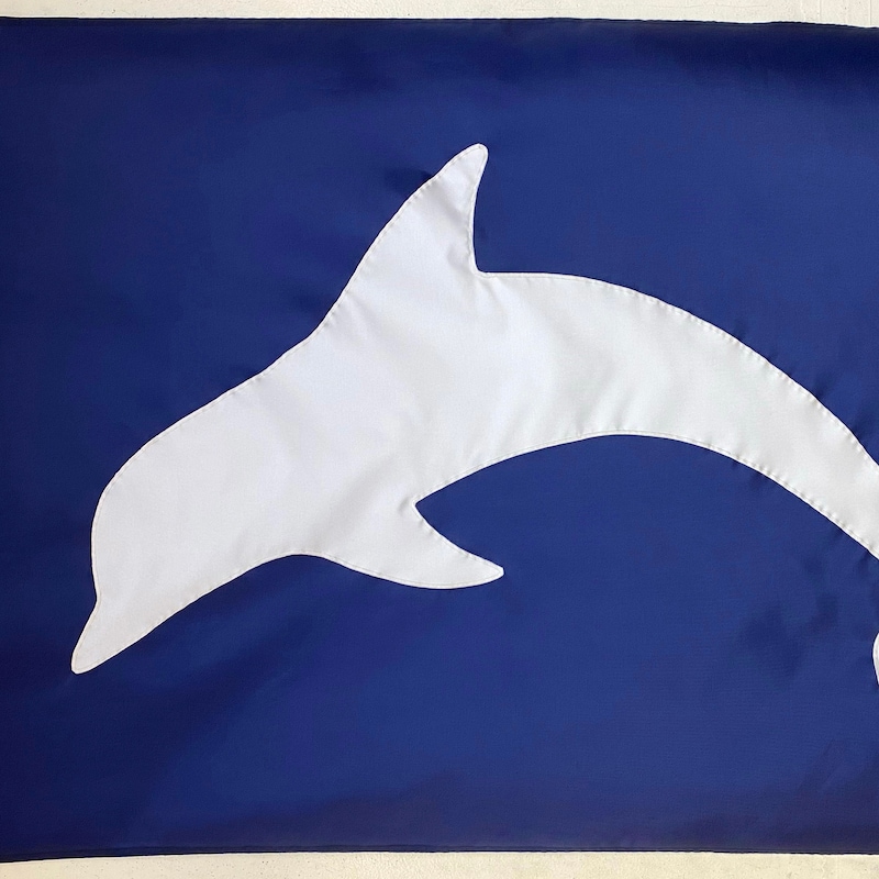 Dolphin Applique - Etsy