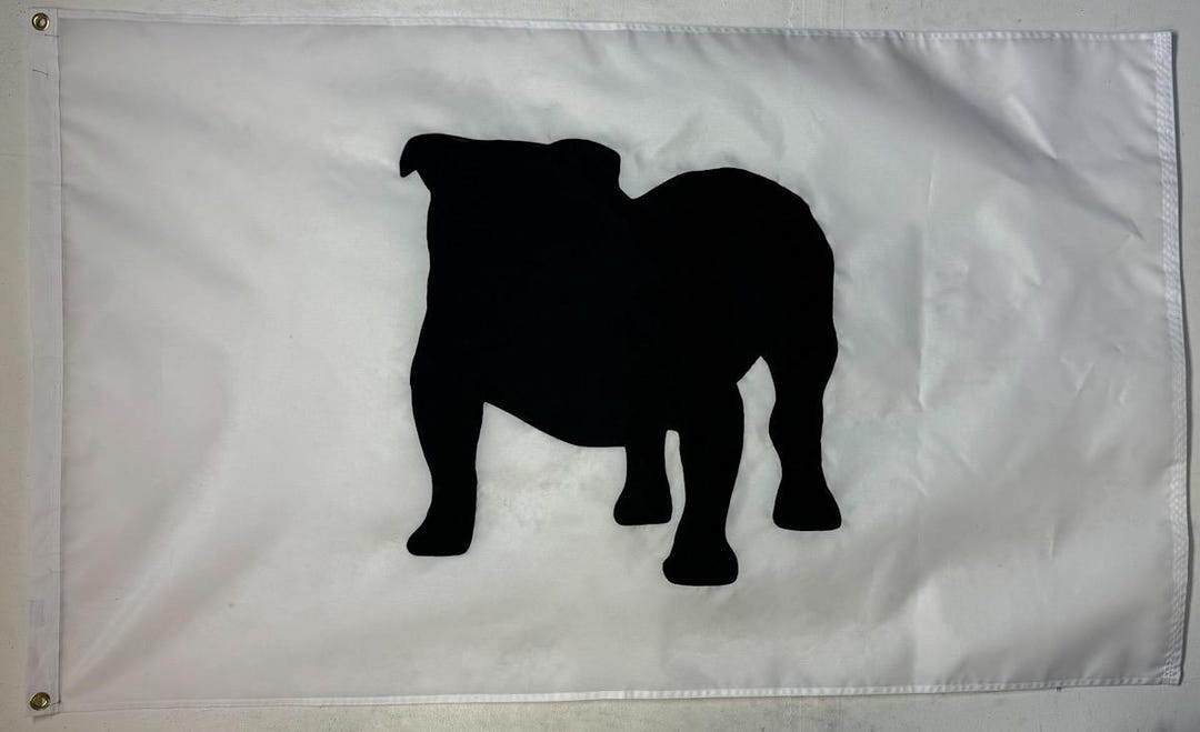 Bulldog Flag (various Sizes): High Quality, Handsewn, Appliqued ...