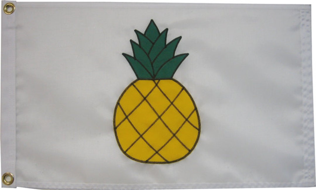 Pineapple Flag or Pennant: Welcome, Hospitality, House Warming Gift ...
