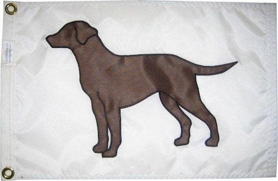 Brown Labrador Retriever Dog Flag various Colors/sizes : - Etsy Canada
