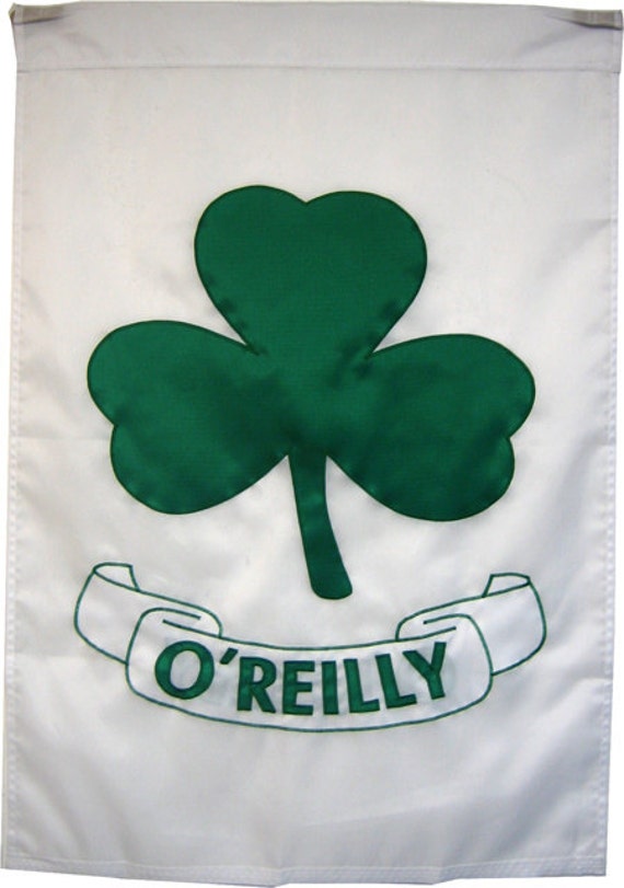 Shamrock With Custom Name in Banner : 28x39 - Etsy