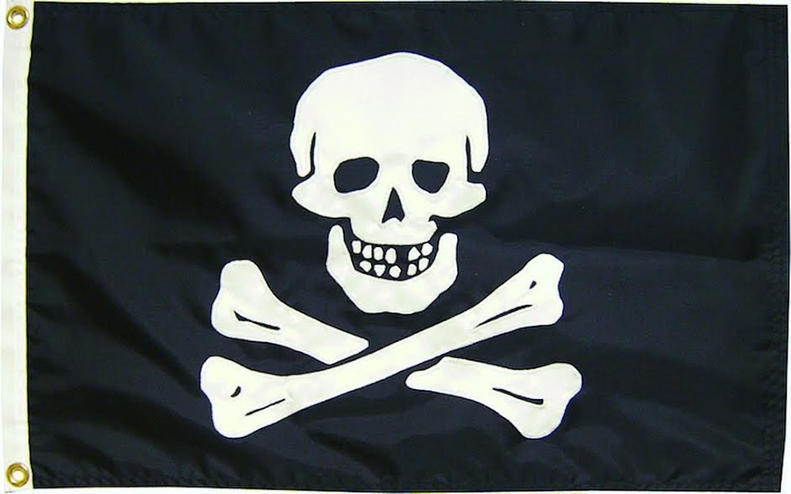Pirate Edward England Flag (various Sizes) : Handsewn, Jolly Roger Flag ...