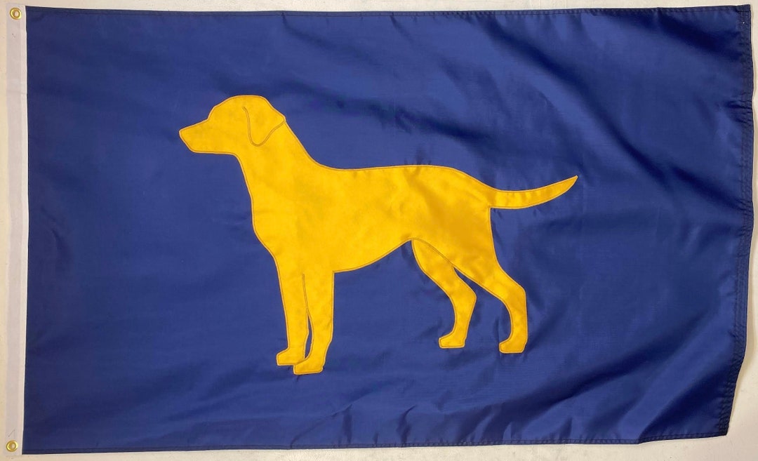 Yellow Labrador Retriever Dog Flag or Pennant (various Colors/sizes ...