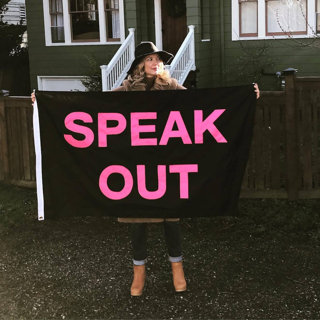SPEAK OUT Flag : Handsewn, 3'x5', Protest Flags - Etsy