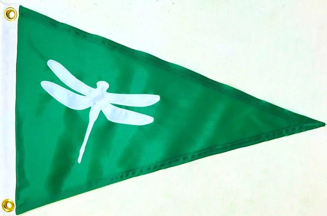 Dragonfly Flag or Pennant: 12"x18" Boating Flag, House Flag, Garden ...