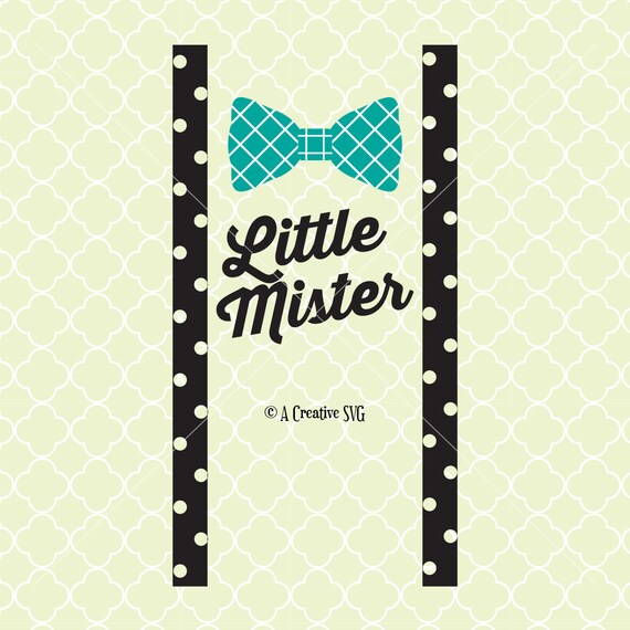 Little Mister SVG DXF Files for Cricut Design Silhouette | Etsy