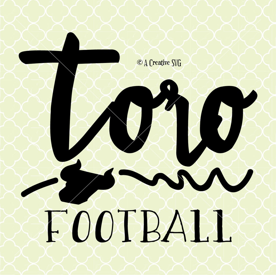 Arquivos Toro Football SVG DXF para Cricut Design, Silhouette Studio ...