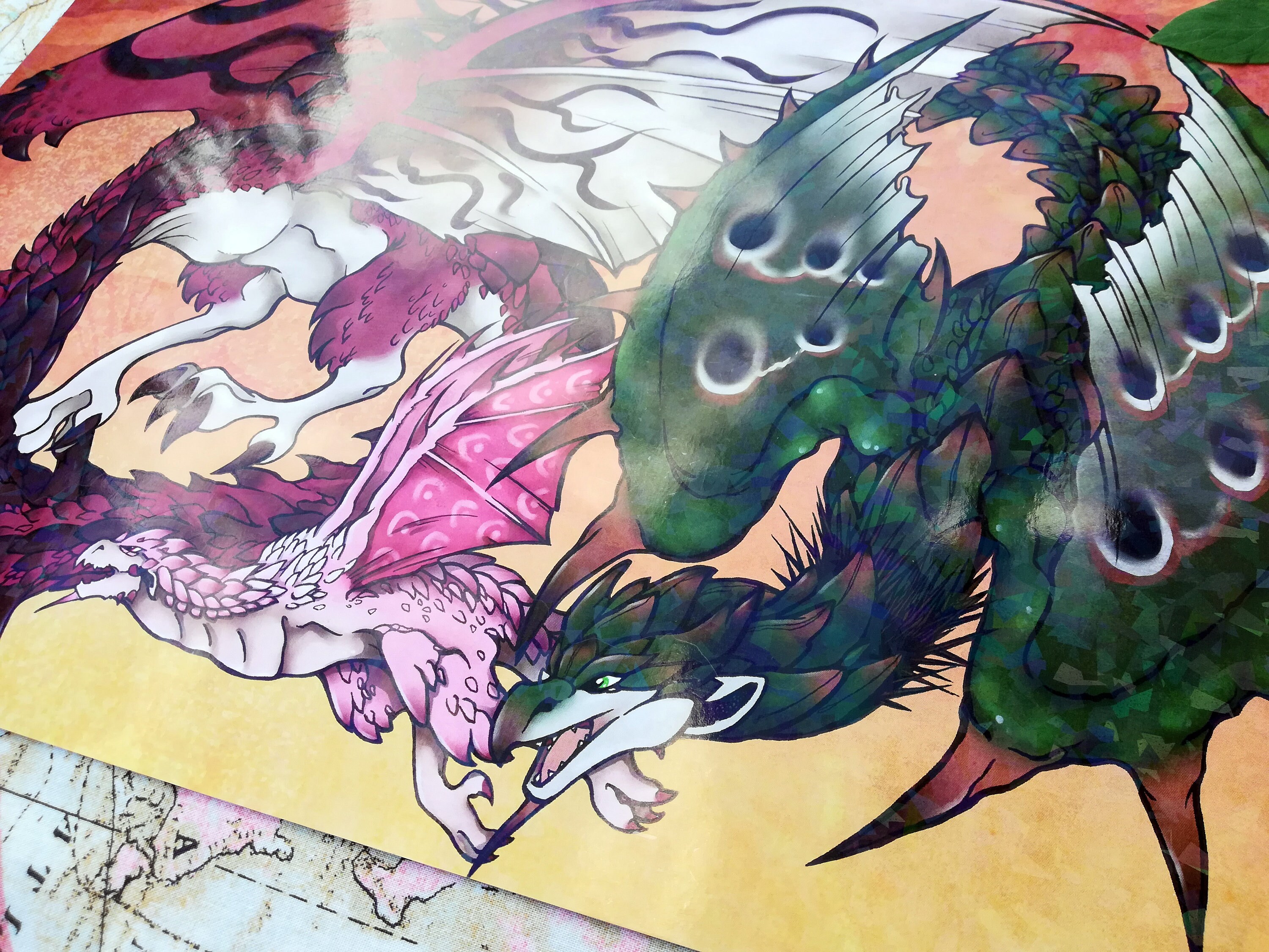 Rathian & Rathalos Holo Print | Etsy