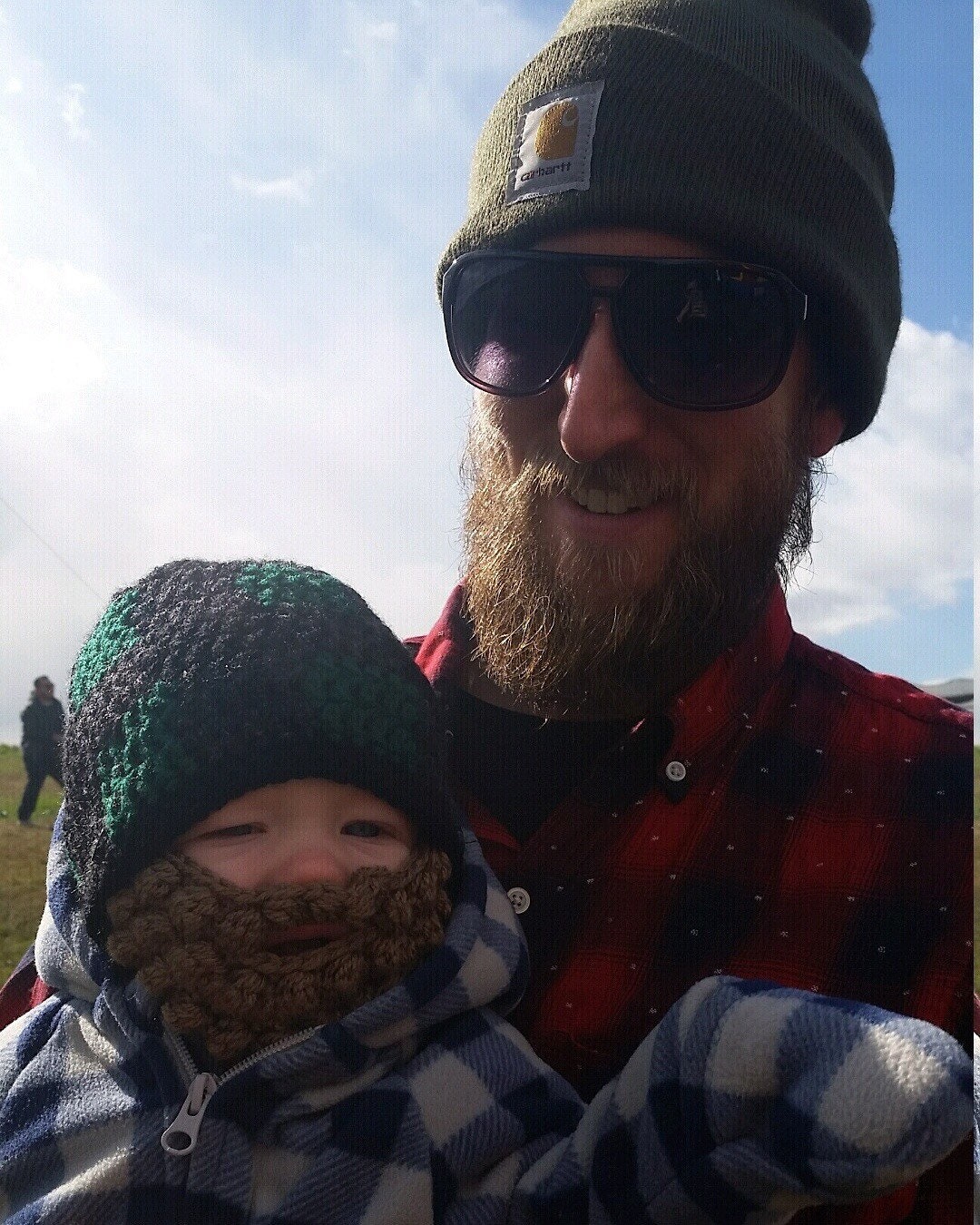 Lumberjack Bearded Beanie With Detachable Beard Red Buffalo - Etsy