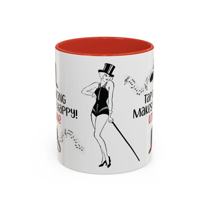 Personalized Tap Dancing Mug: Gift for Dancer, Coffee or Tea Drinker ...