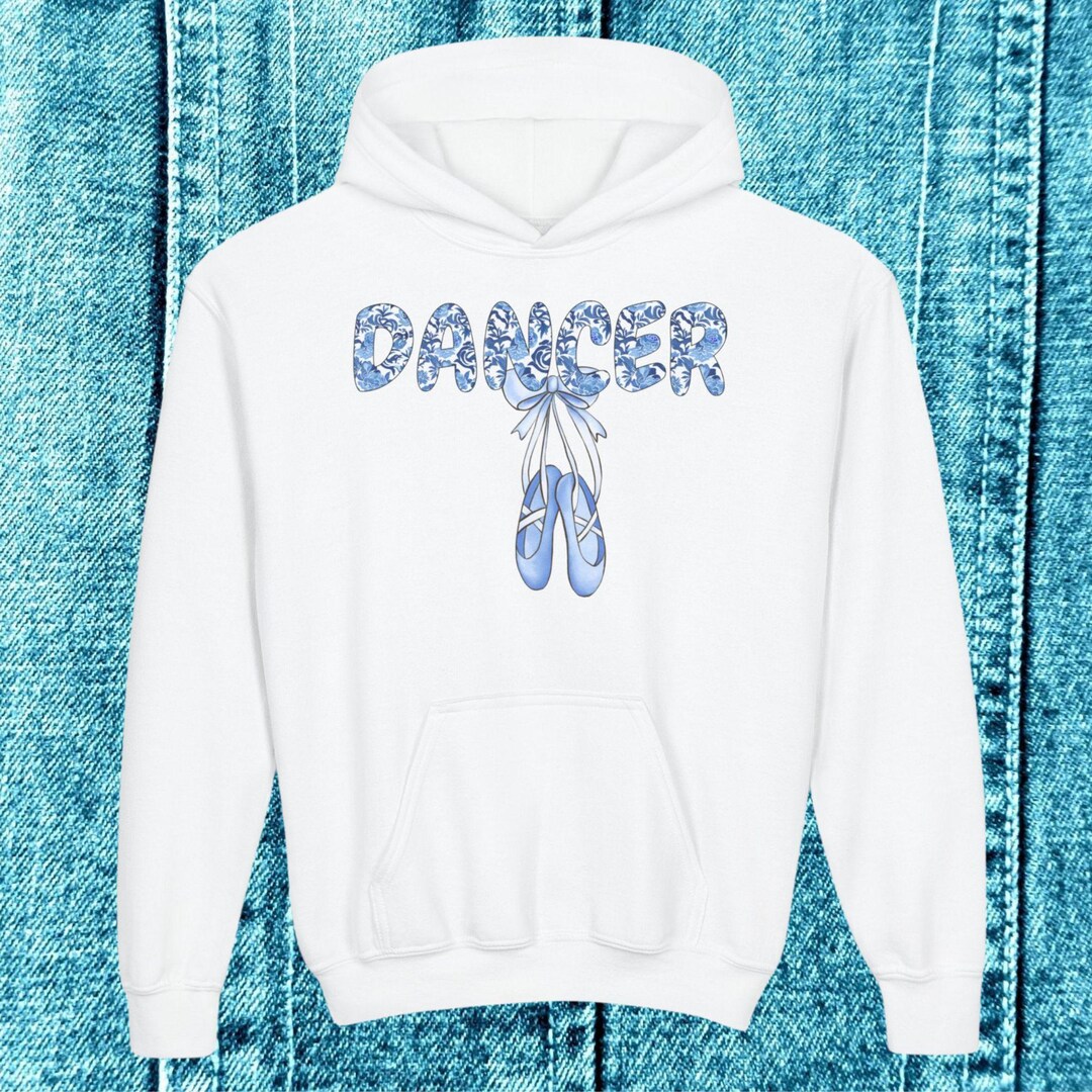 Ballet-inspired Youth Hoodie Cute Dance Sweatshirt, Perfect for Young ...