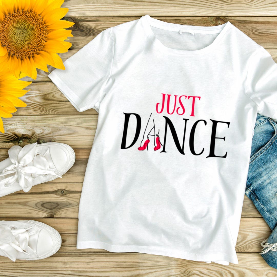 Just Dance Adult Garment-dyed T-shirt Perfect for Dancers Gifts for ...
