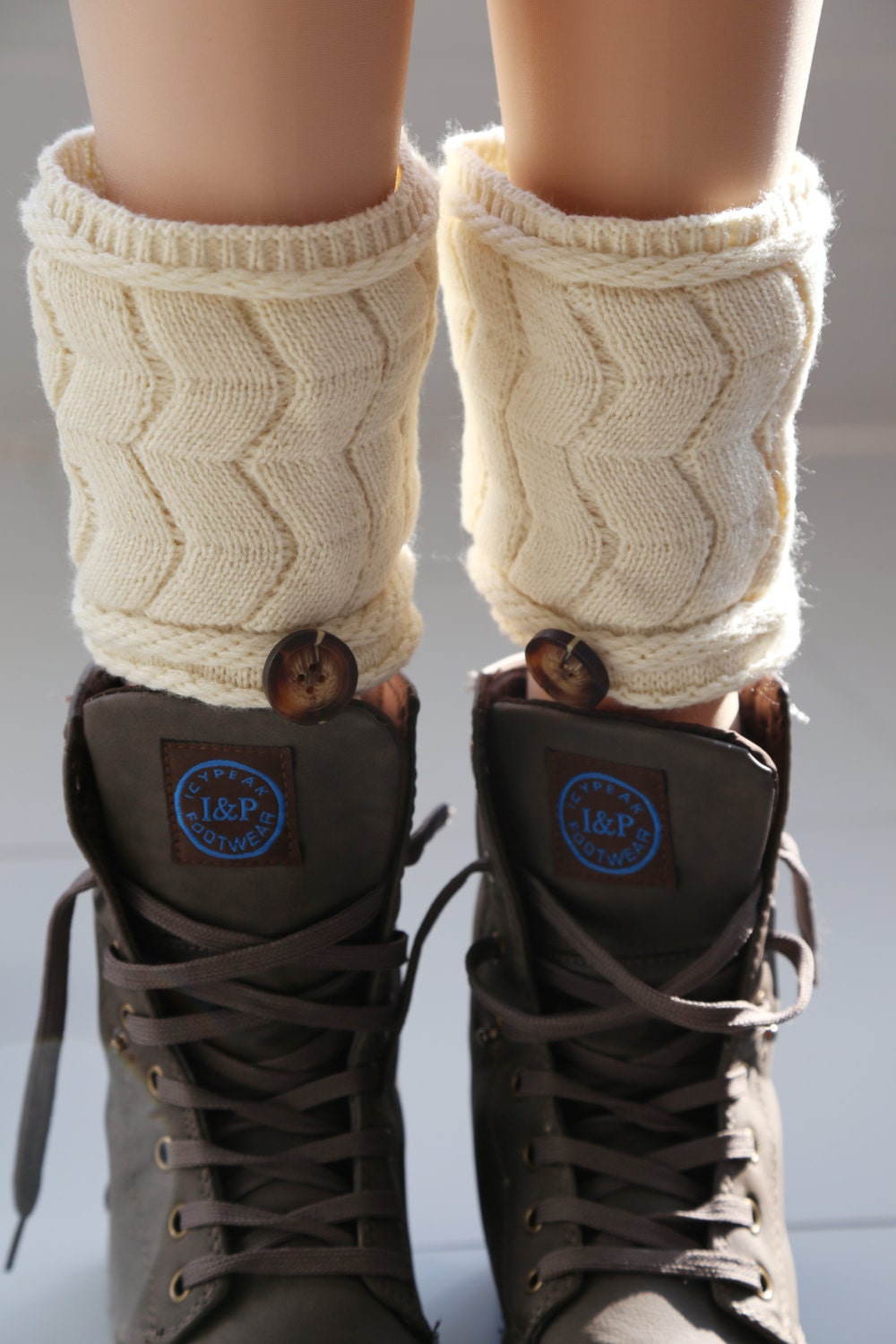 Womens Boot Cuffs, Button Boot Cuffs, Crochet Leg Warmers, Boot Topper ...