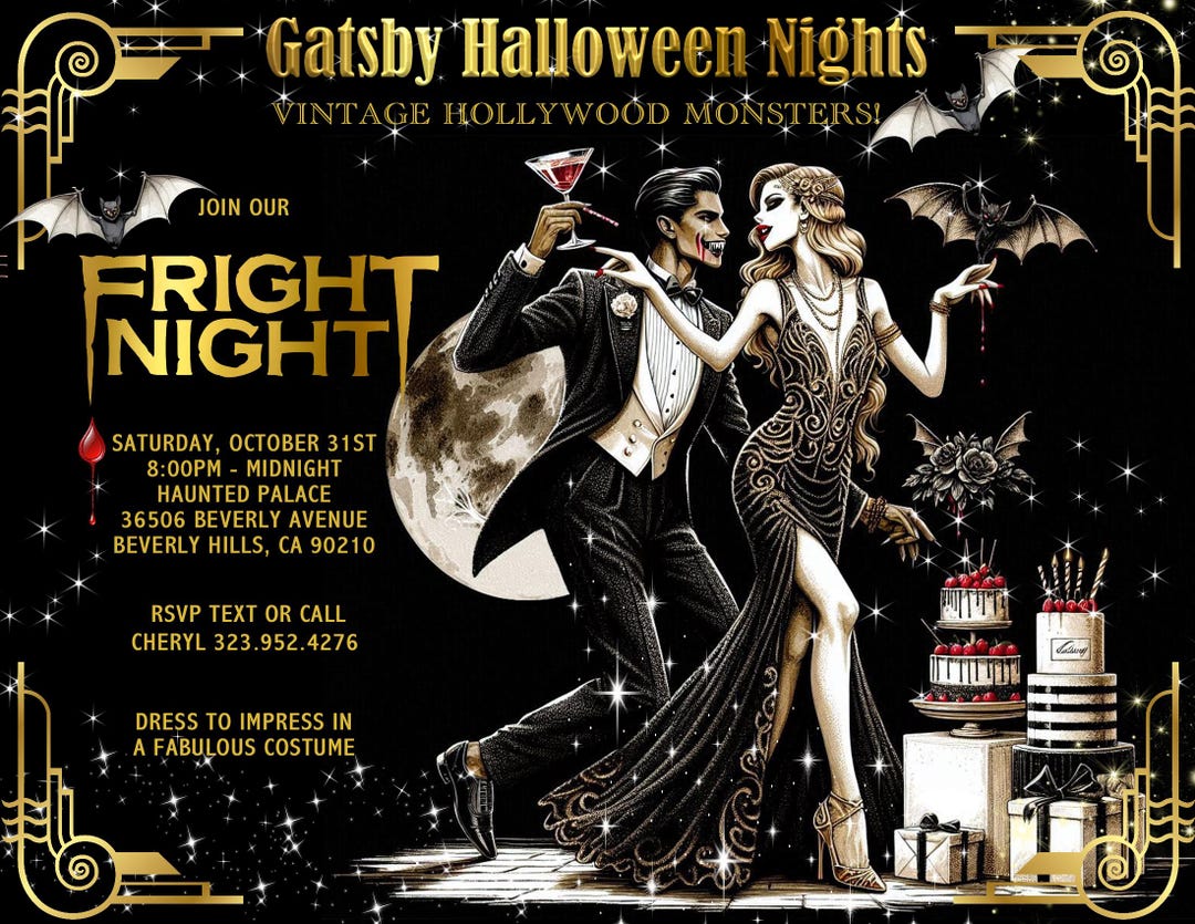 15 FABULOUS "full Moon!" / Event Invitation (digital Image Available ...