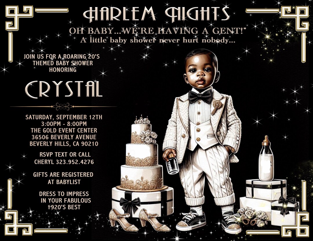15 FABULOUS Harlem Nights "were Having a Gent Baby Shower" / Event ...
