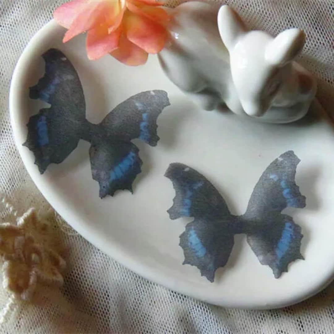 Butterfly Wings 20 Pcs in Lot Butterfly Organza Fabric Goth Jewelry ...