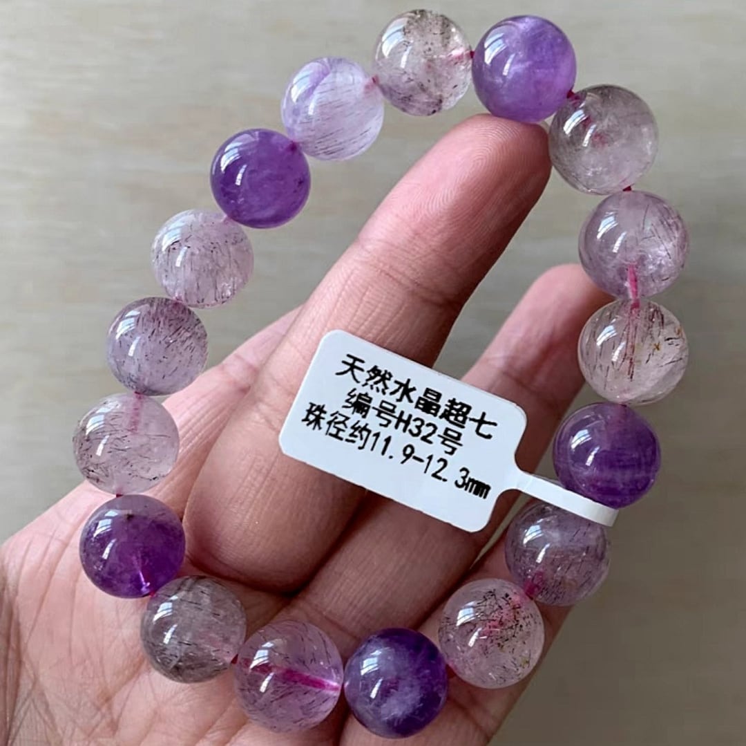 Super Seven Bracelet Positive Energy Gemstone Bead Bracelet Anti ...