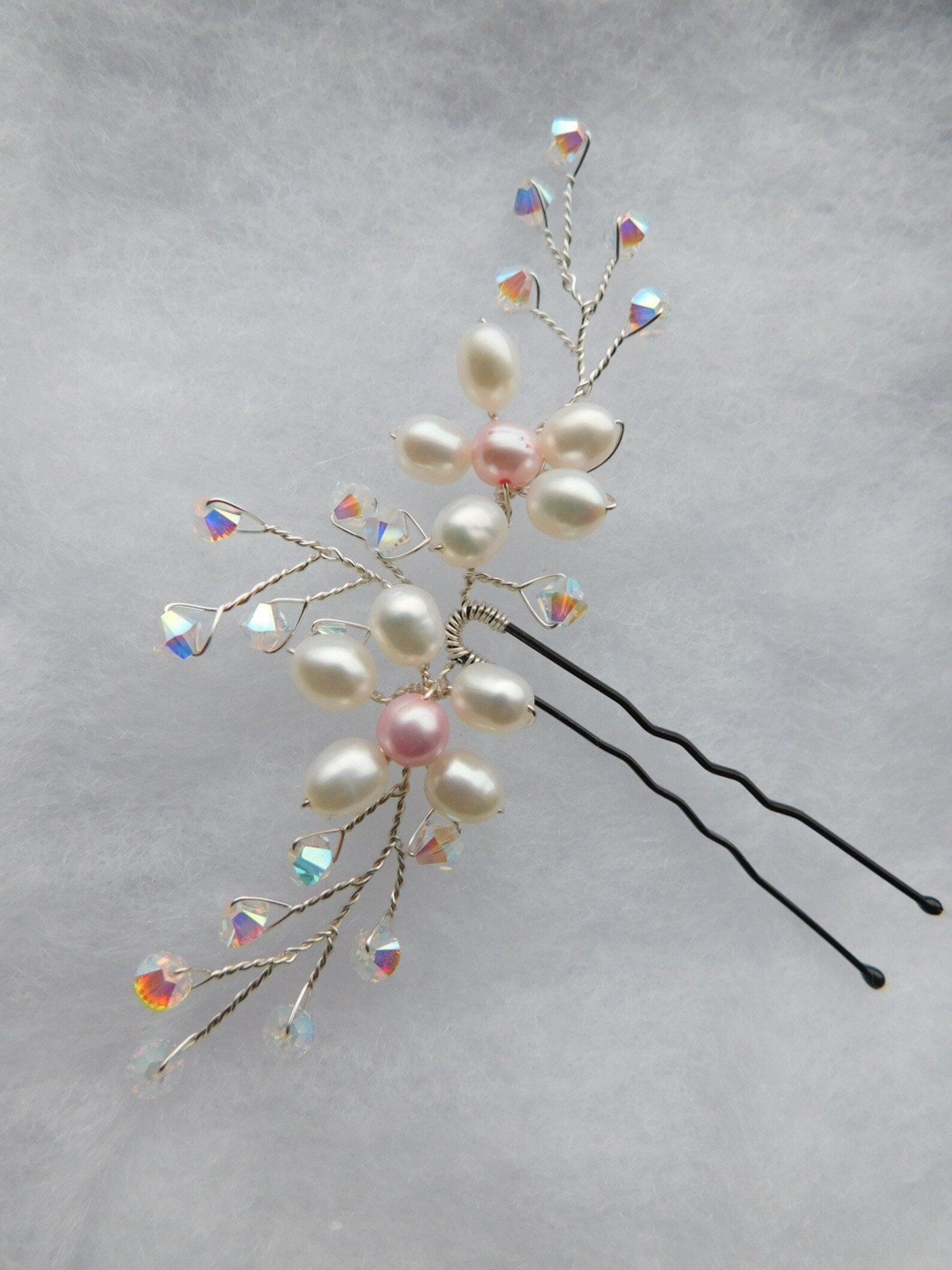 Flower hair accessories for wedding guests Flower hair | Etsy