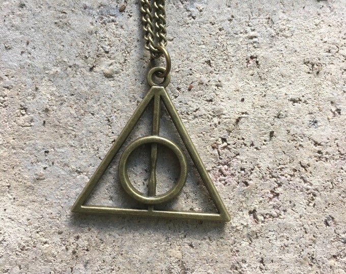 Bronze Pendant Fantasy Magic Wizard Inspired Necklace - Etsy