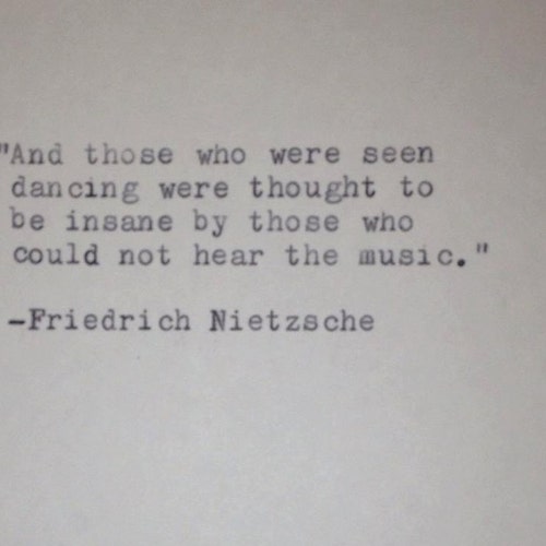 Friedrich Nietzsche Quote Typed on Typewriter - Etsy