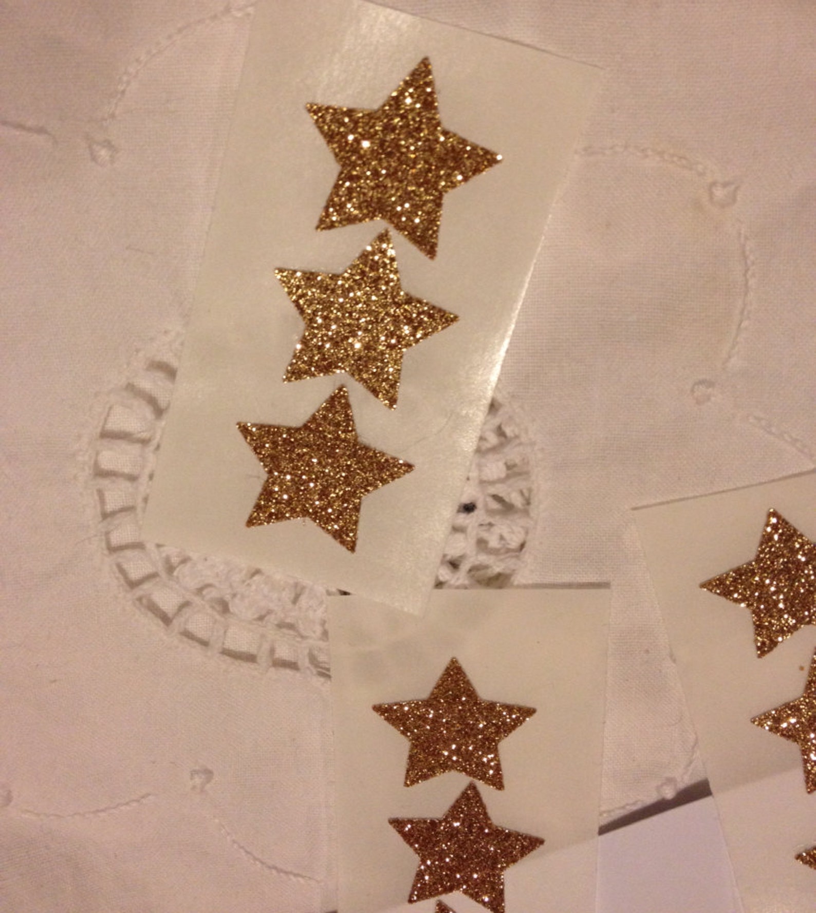 Shimmery Gold Glitter Star Seals Gold Star Envelope Seals - Etsy