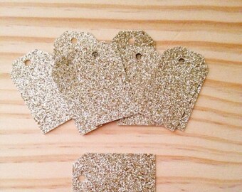 Glitter Gift Tags | Etsy