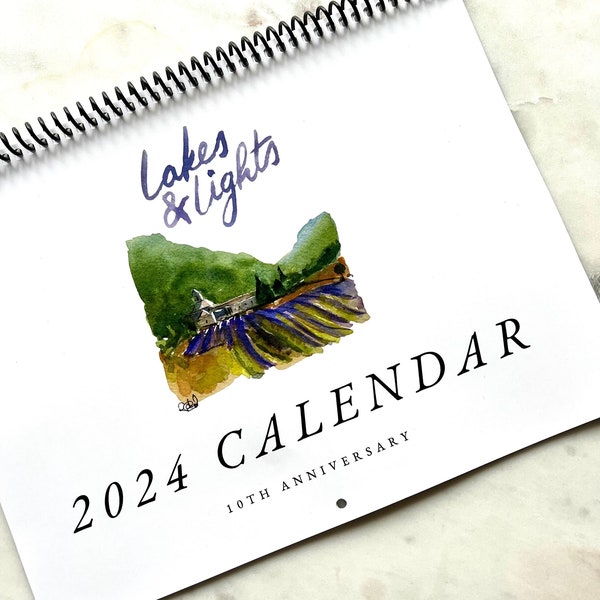 Watercolor Calendar - Etsy