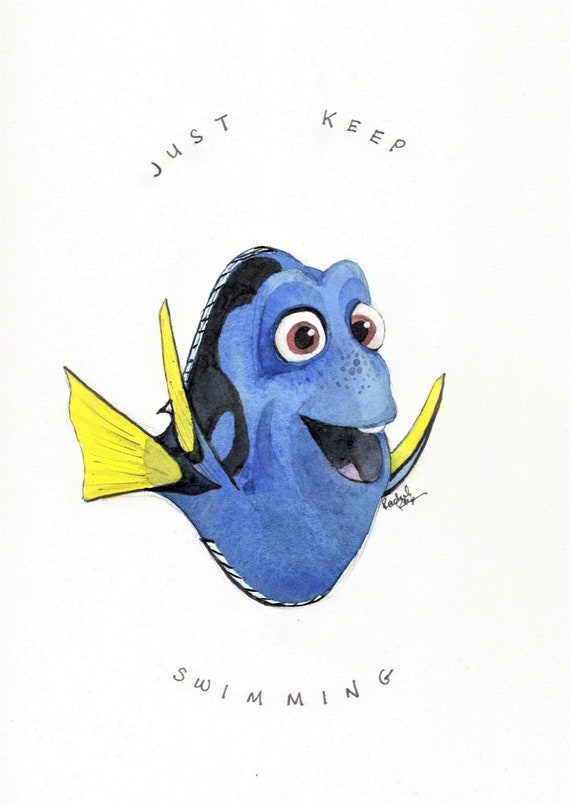 Dory Just Keep Swimming Drawing