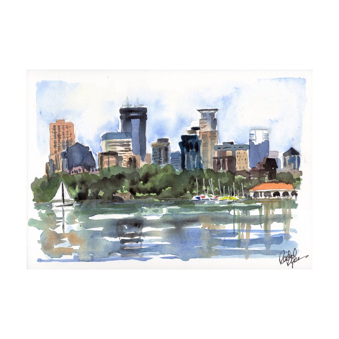Minneapolis, Bde Maka Ska, Lake Street PRINT - Etsy