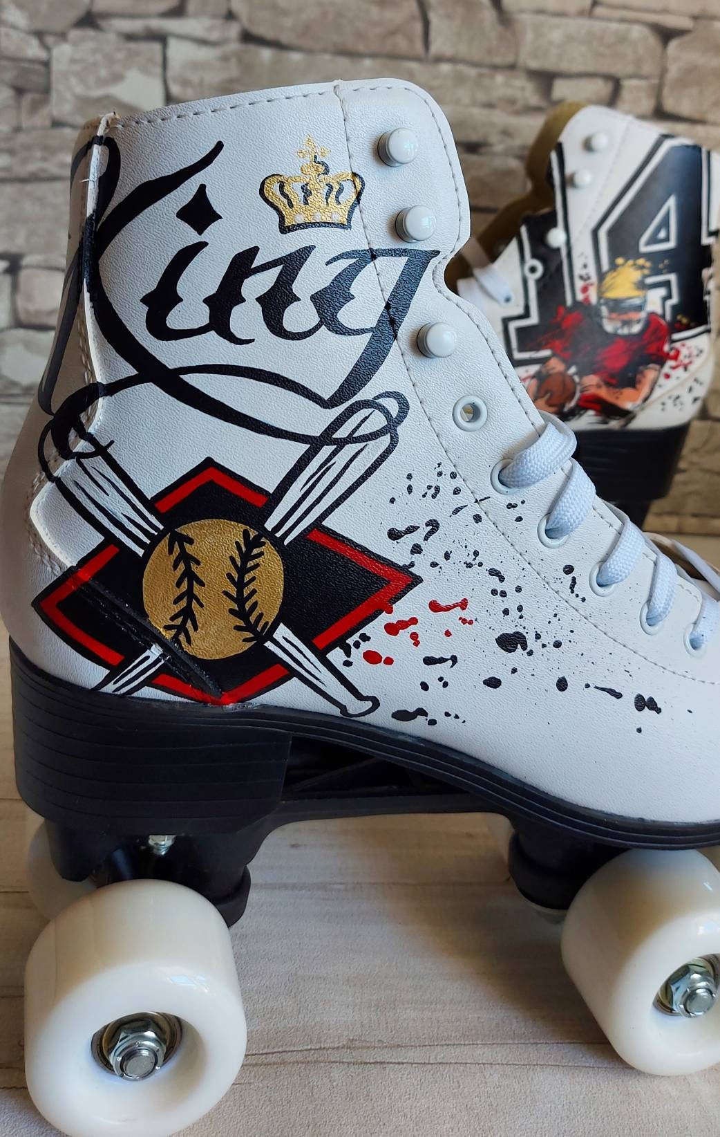 Hand-painted Galaxy Quad Skates: Custom Abstract Roller Skates - Etsy