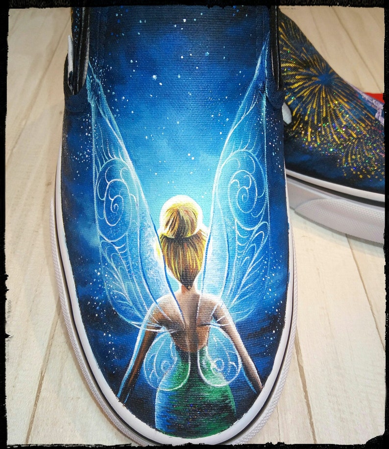 Disney Shoes Hand Painted Shoesdisney Wedding Shoes Disney - Etsy