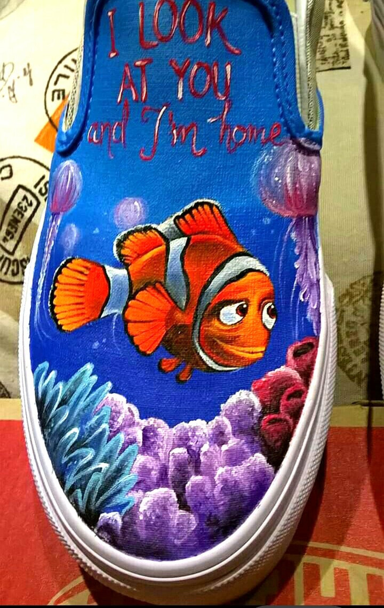 Finding Nemo, Disney Shoes, Custom Vans, Hand Painted Shoes, Custom ...