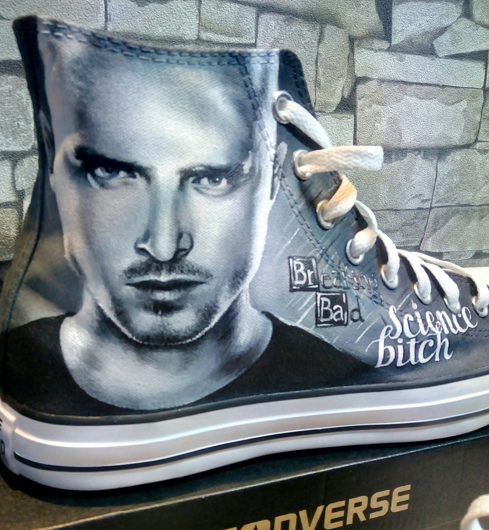 Breaking Bad Custom Hand Painted Converse Shoeshand Painted - Etsy