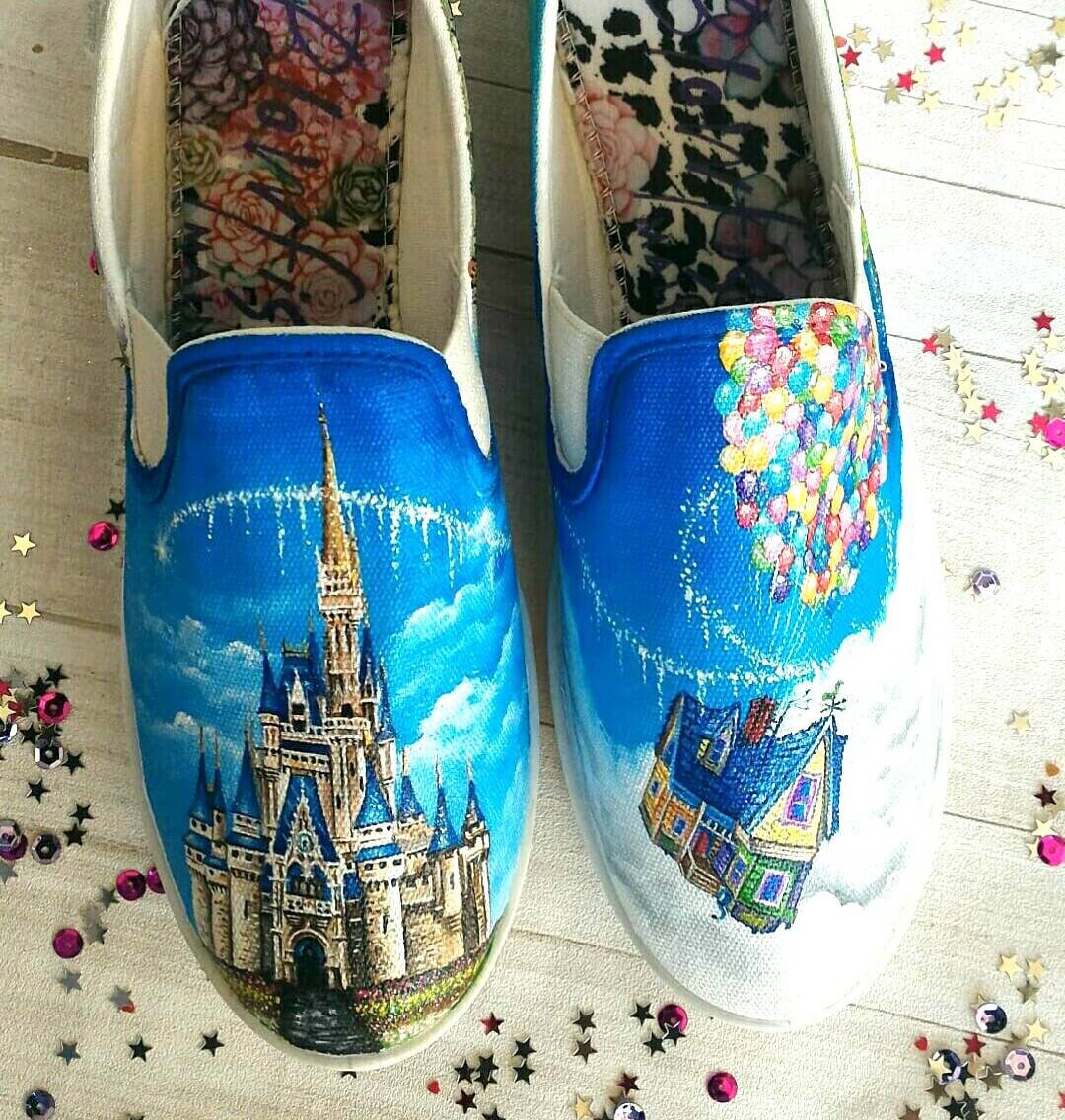 Disney Shoes,disney Wedding ,disney Bride,disney Parks Style,custom ...