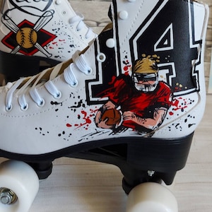 Hand-painted Galaxy Quad Skates: Custom Abstract Roller Skates - Etsy