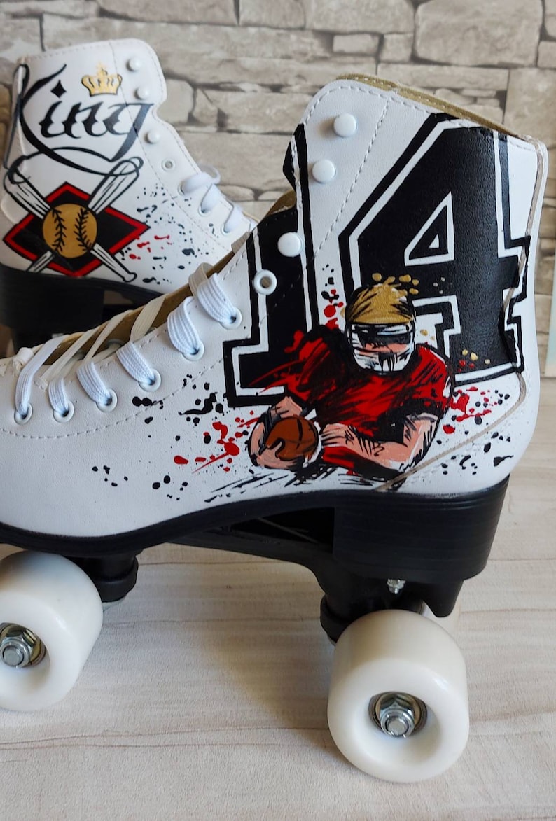 Hand-painted Galaxy Quad Skates: Custom Abstract Roller Skates - Etsy