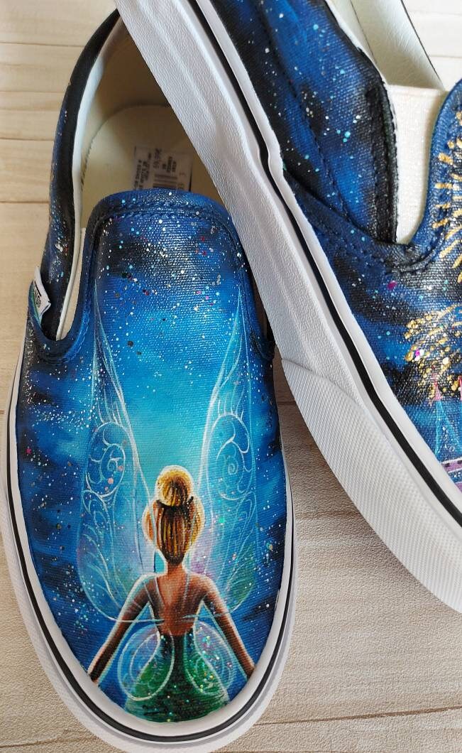 Disney Shoes Hand Painted Shoesdisney Wedding Shoes Disney - Etsy