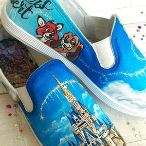 Disney Shoes,disney Wedding ,disney Bride,disney Parks Style,custom ...