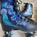 Hand-painted Galaxy Quad Skates: Custom Abstract Roller Skates - Etsy